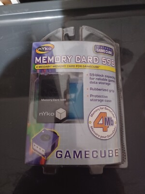Nyko 4Mb Gamecube Memory Card New | eBay
