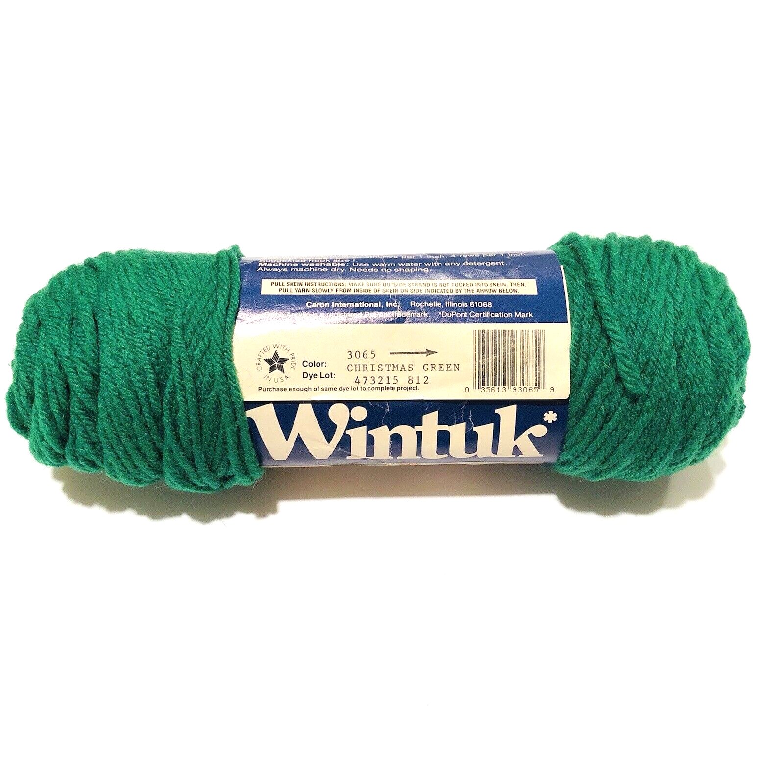 VTG Caron Wintuk Yarn # 3065 Christmas Green Lot 473215812 Acrylic ...