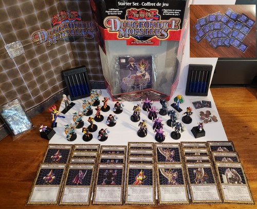 Yugioh Yu-Gi-Oh! Dungeon Dice Monsters DDM Starter Set Box 22x Cards ...