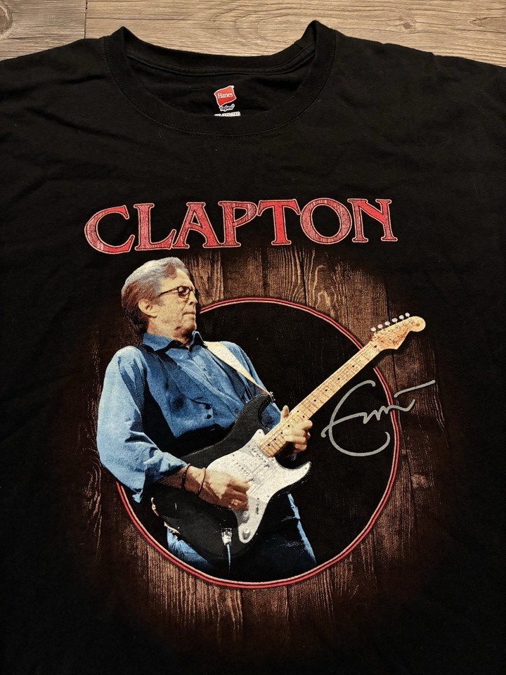 Eric Clapton Tour Guitar Festival T-Shirt 2XL Band Music Concert ...