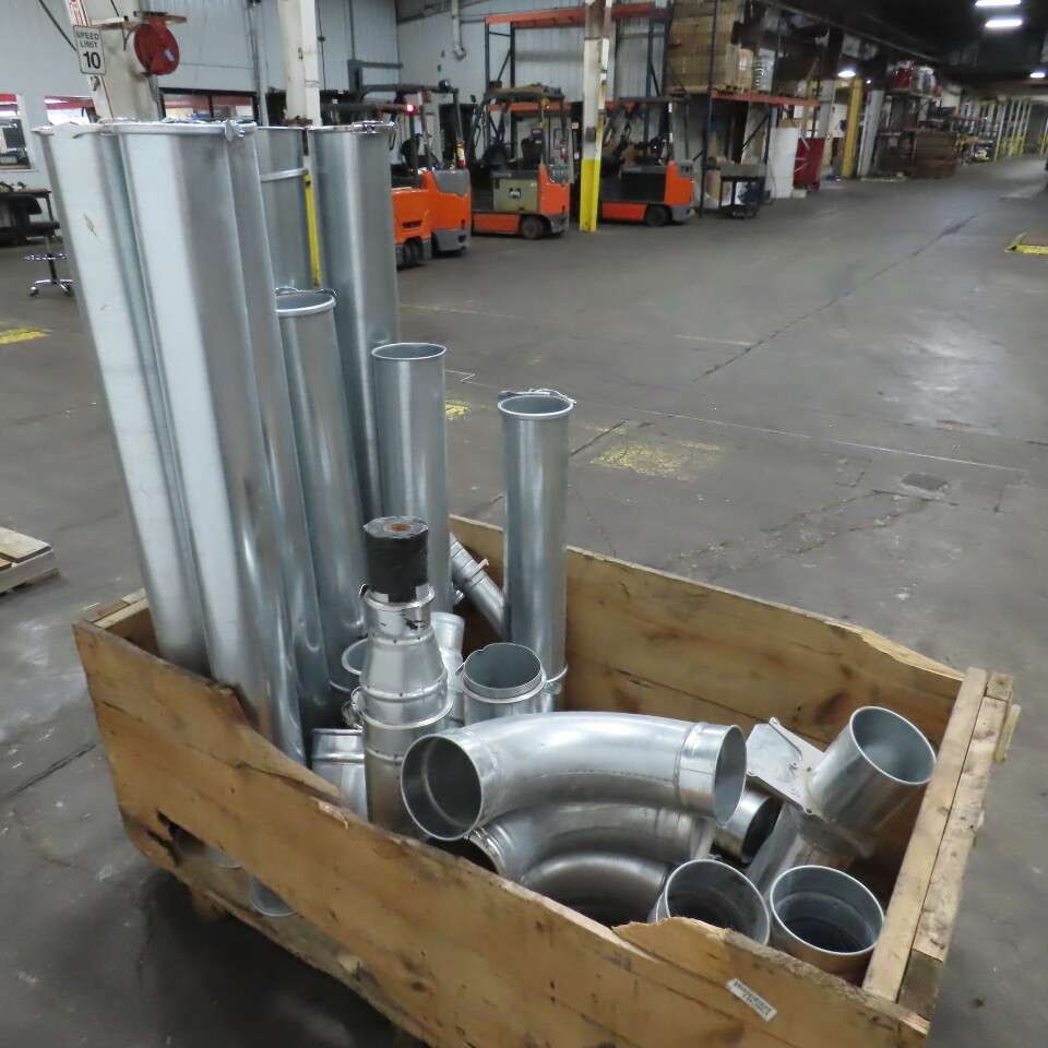 Nordfab Quick-Fit Huge Lot Misc 6" HVAC Duct Work Pipe Elbows Fittings ...