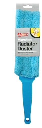 Radiator Duster Microfibre Brush Home Cleaning Washable Wet or Dry ...