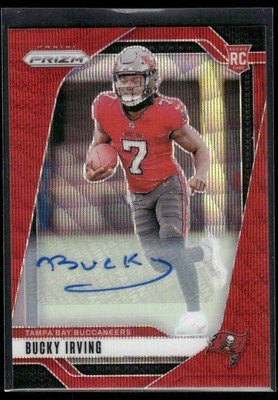 2024 Prizm Bucky Irving #316 Red Wave Autograph /149 (RC) | eBay