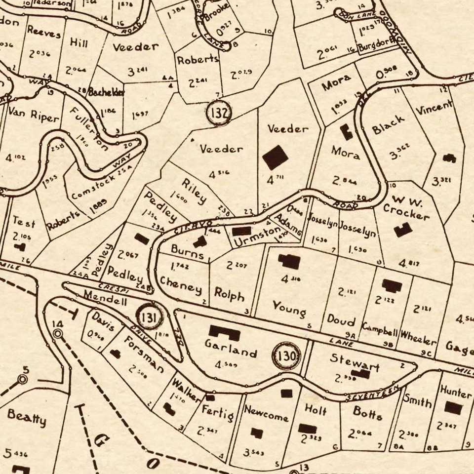 Map of Pebble Beach & Monterey Peninsula Country Club c. 1928 | 24 x 42 ...