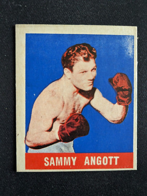 1948 Leaf Knock-Out Boxing Card # 2 Sammy Angott - HOF (VG/EX) | eBay