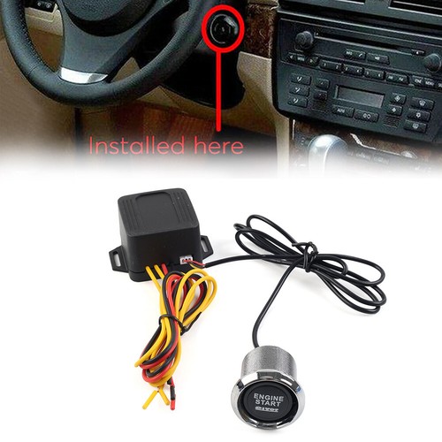 Universal 12V Car Engine Start Push Button Switch Ignition Starter Kit ...