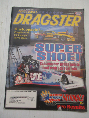 NATIONAL DRAGSTER MAGAZINE MARCH 10, 2000 JEG COUGHLINSCHUMACHER EXIDE ...