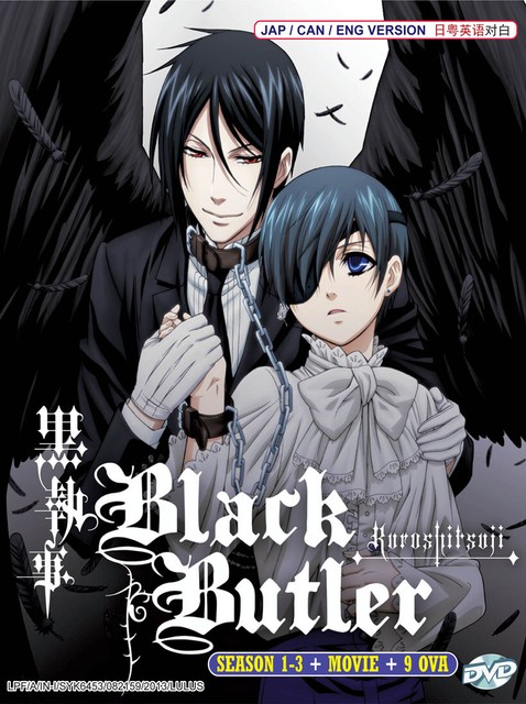DVD Anime Black Butler Kuroshitsuji Sea 1-3 9 OVA Movie Eng Dub Region ...