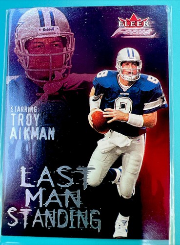TROY AIKMAN 2000 Fleer Focus LAST MAN STANDING #20 DALLAS COWBOYS NM-MT ...