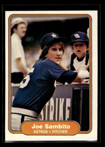 1982 Fleer #230 Joe Sambito "Set Break" Mint Houston Astros QTY | eBay