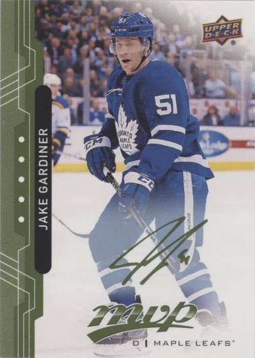 2018-19 Upper Deck MVP - Jake Gardiner #97 Green Script for sale online ...