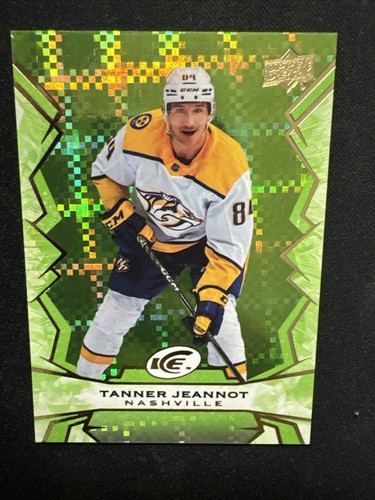 22-23 UD ICE Hockey Green 59 Tanner Jeannot | eBay