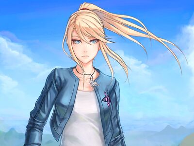 Anime samus aran metroid artwork video game art girls Playmat Gaming ...