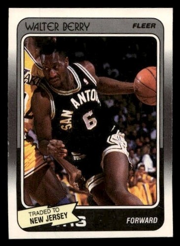 Walter Berry New Jersey Nets 1988 Fleer #102 | eBay