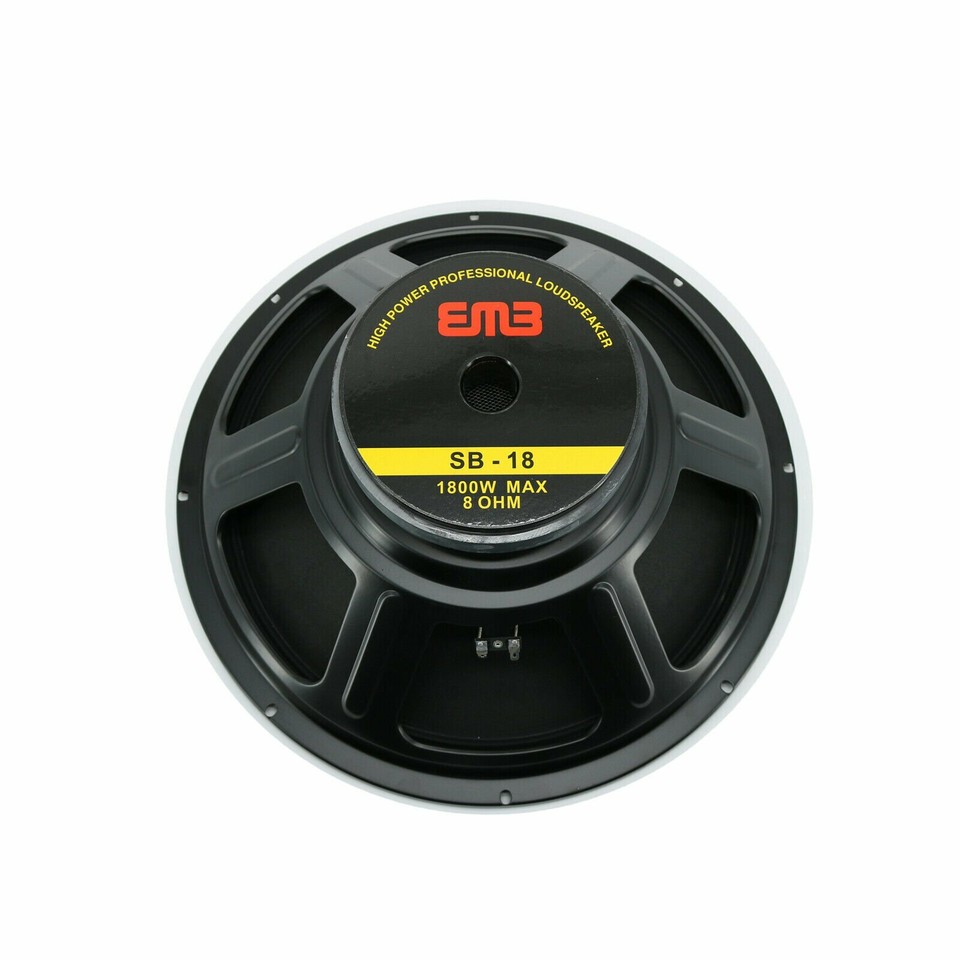 4x EMB SB-18 8-Ohm 1800W 18" Replacement Speaker for JBL,Yamaha,Cerwin ...