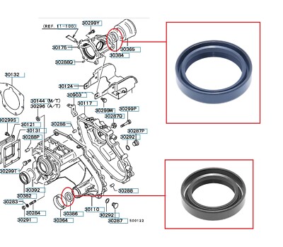 FOR MITSUBISHI PICK UP L200 K74 2.5TD TRANSFER BOX OIL SEAL FRONT ...