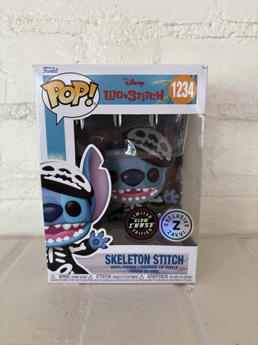 Funko Pop! Lilo & Stitch Skeleton Stitch 1234 Zavvi Exclusive GITD ...