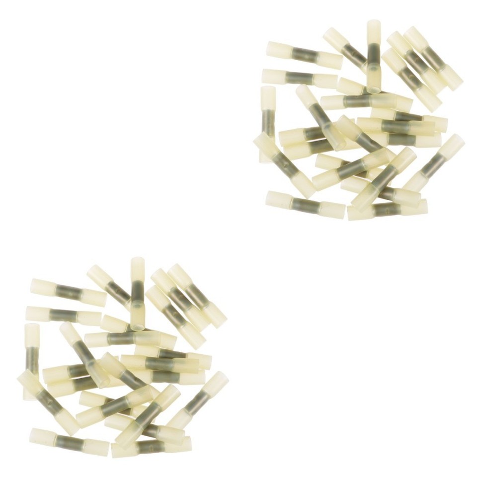 2 Pack Insulated Crimp Terminals Cable Crimps Connectors Heat Shrink ...