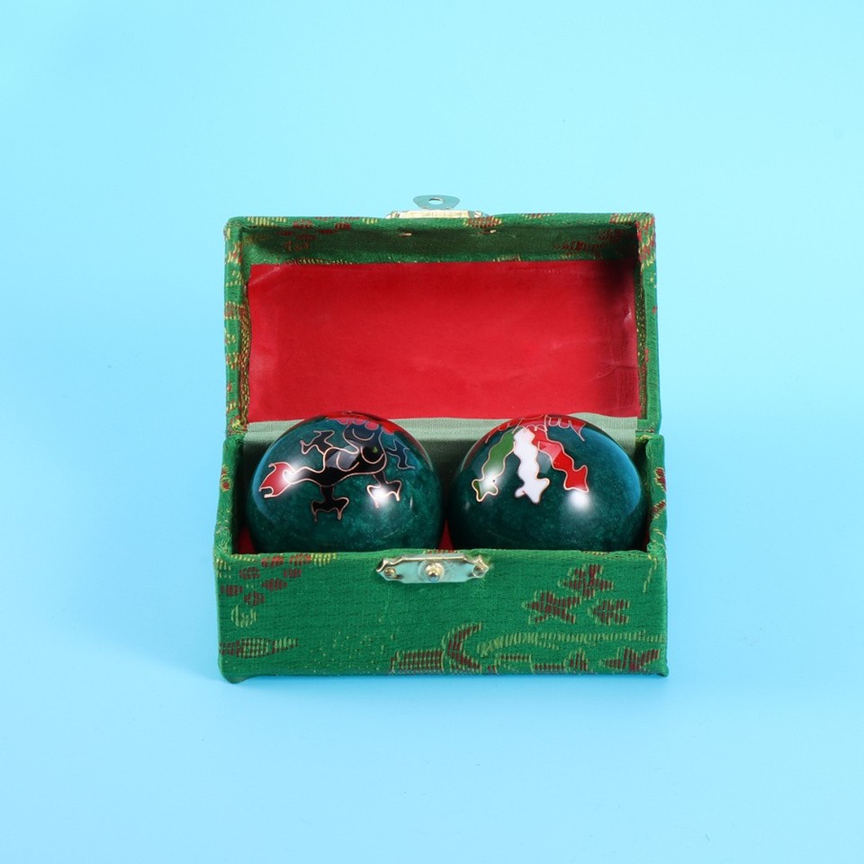 Health Massage Exercise Meditation Balls Stress Relief Handballs | eBay ...