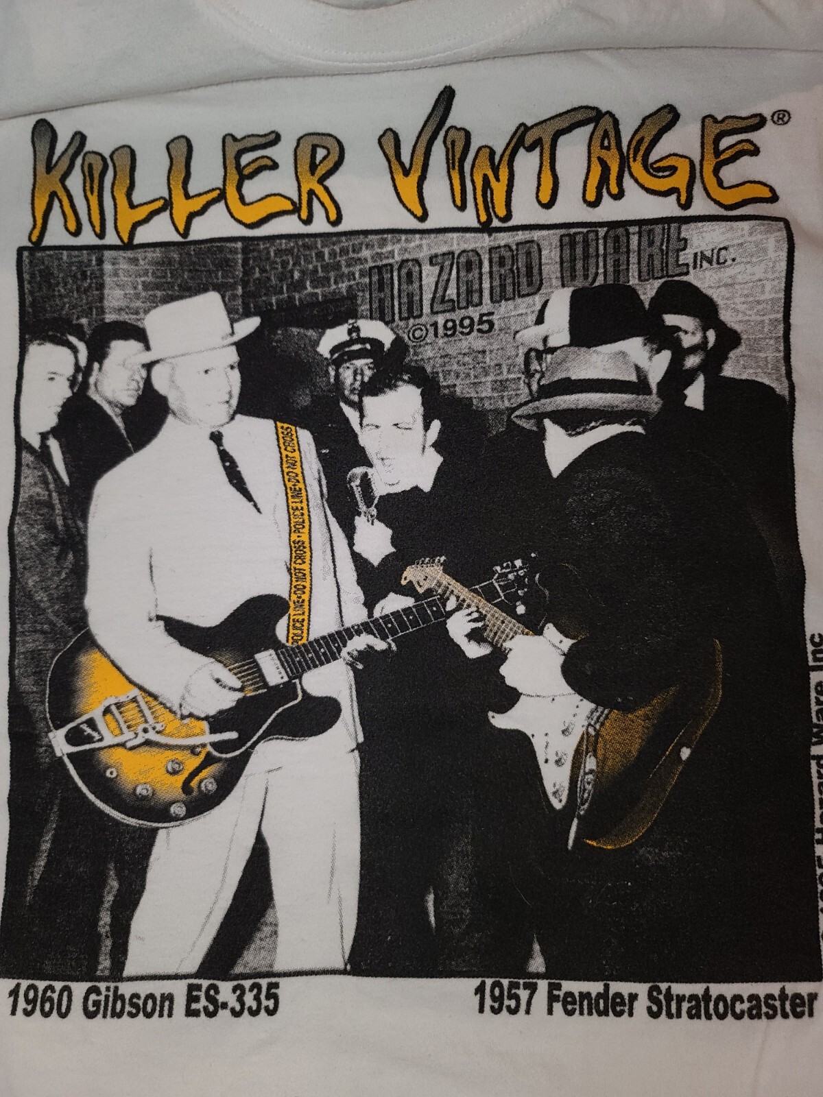 Killer Vintage Lee Harvey Oswald Jack Ruby XL 1995 Hazard Ware Fender ...