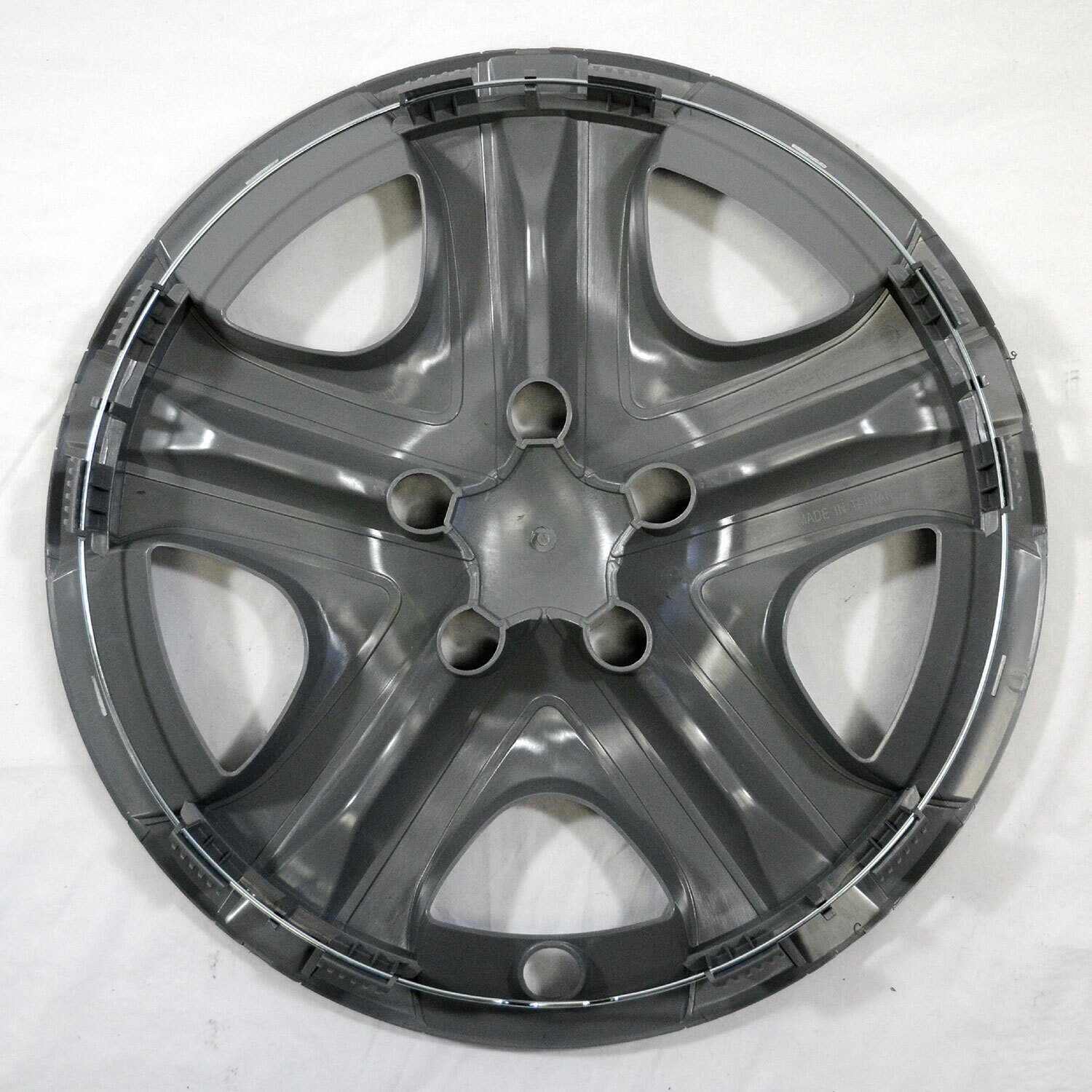 4 Silver & Black 17" Hub Caps Full R17 Wheel Covers for 2013-2018 ...