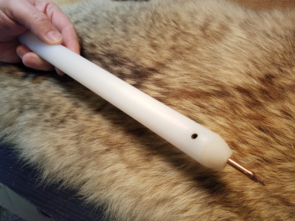 UPGRADED OAK FLINT KNAPPING JIG With UHMW ROD ISHI STICK PRESSURE ...