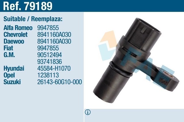 Speed Sensor 79189 ALFA ROMEO FIAT for HYUNDAI OPEL Suzuki 9947855 ...
