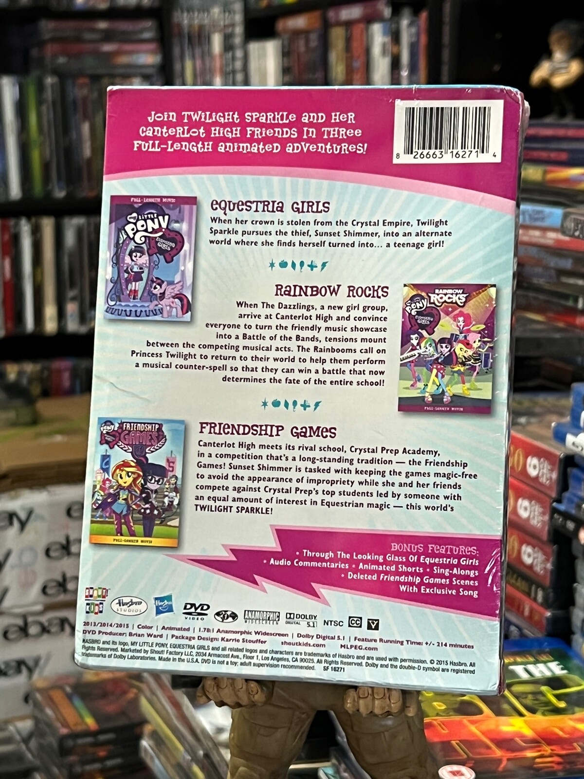 My Little Pony Equestria Girls: 3-Film Holiday (DVD) for sale online | eBay