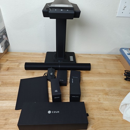 CZUR ET16 Plus Book & Document Scanner, Auto-Flatten&Deskew, OCR, for Win&Mac | eBay