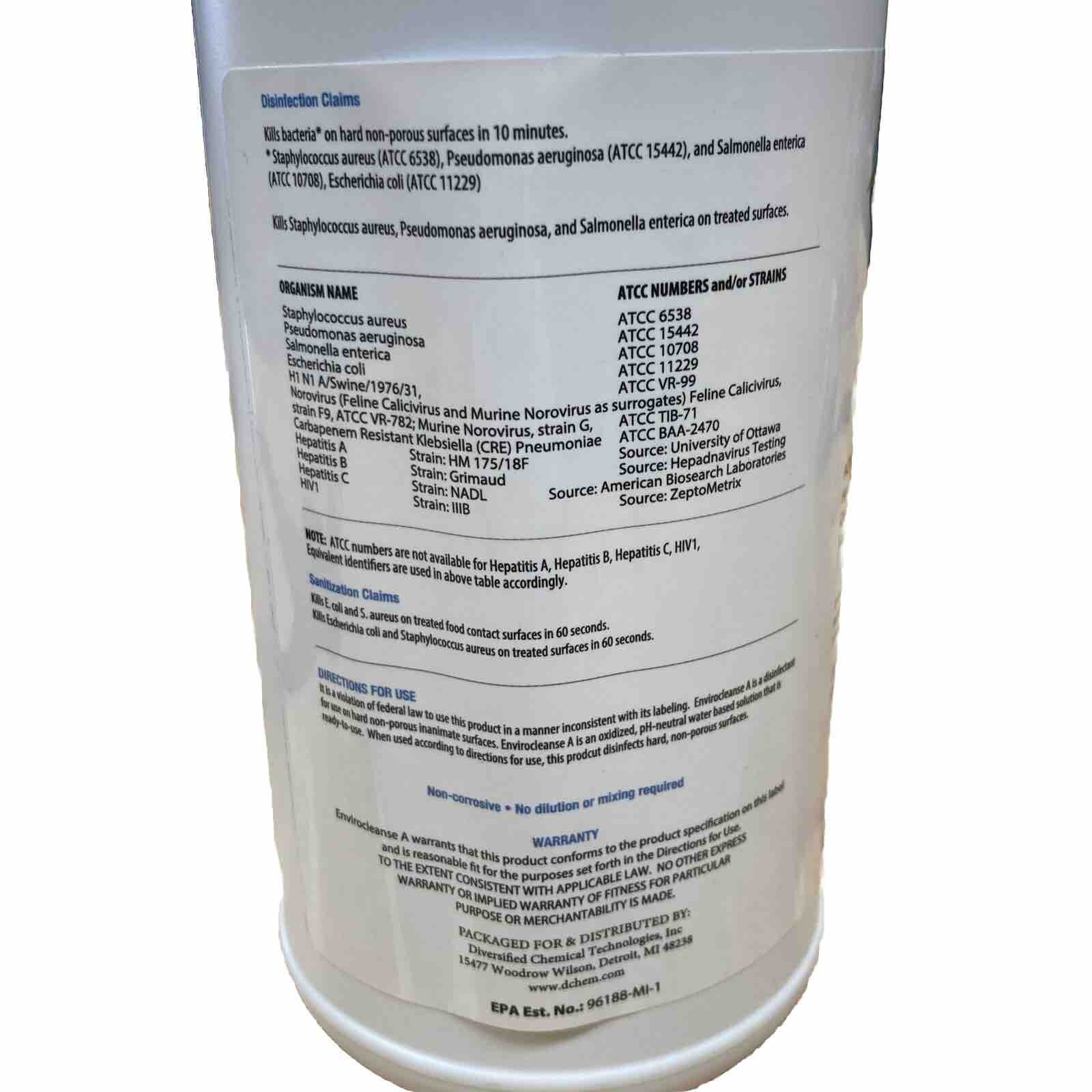 Envirocleanse 32 Oz. Disinfectant and Sanitizer Liquid - (545454232 ...