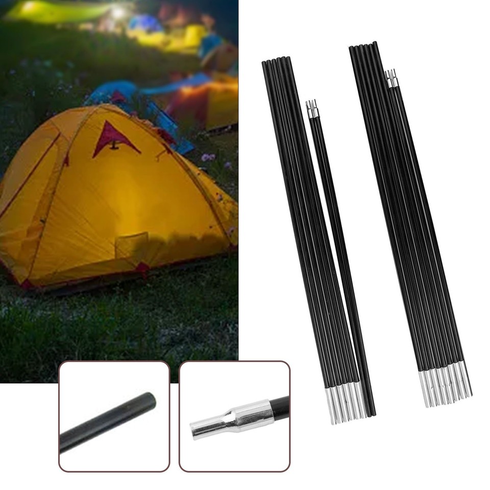 Outdoor Support Bars Camping Tent Poles Stretchable Internal Cord ...