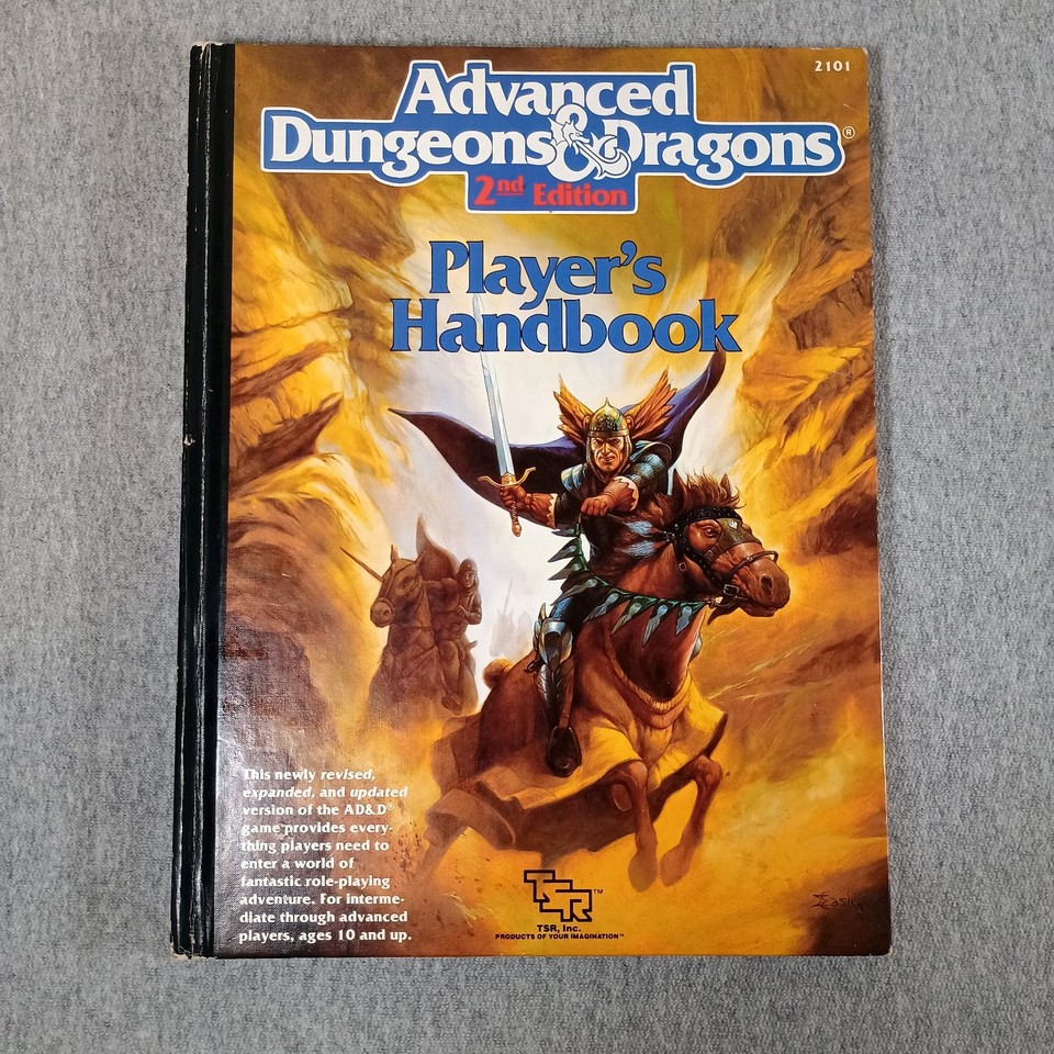 Advanced Dungeons & Dragons 2nd Edition Players Handbook & Dungeon ...