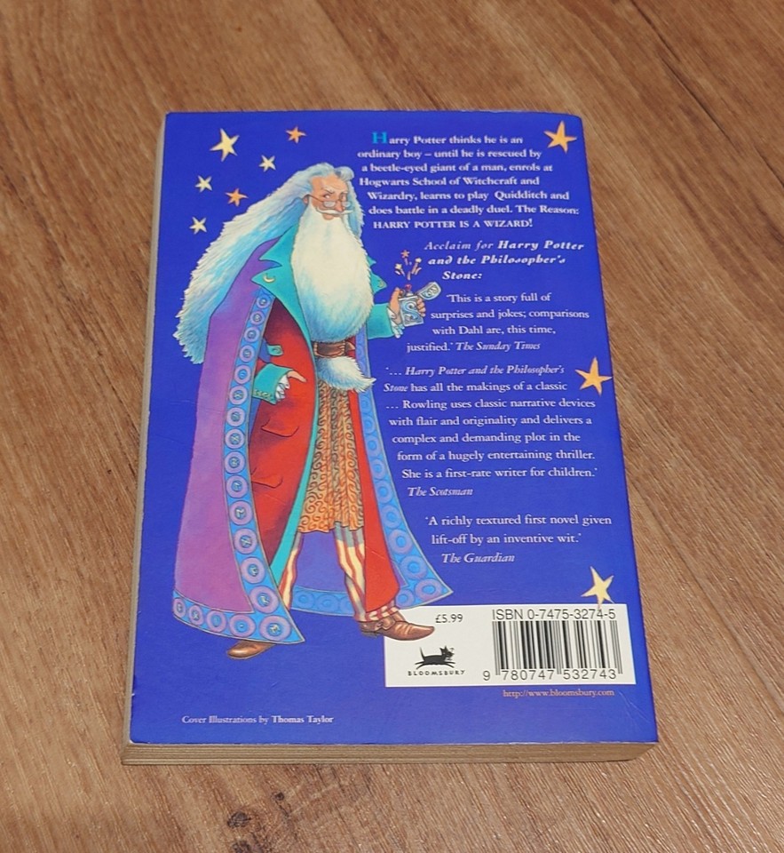 Harry Potter - Set of 5 matching paperbacks inc First Edition | eBay UK