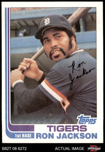 1982 Topps #488 Ron Jackson Tigers 6 - EX/MT | eBay