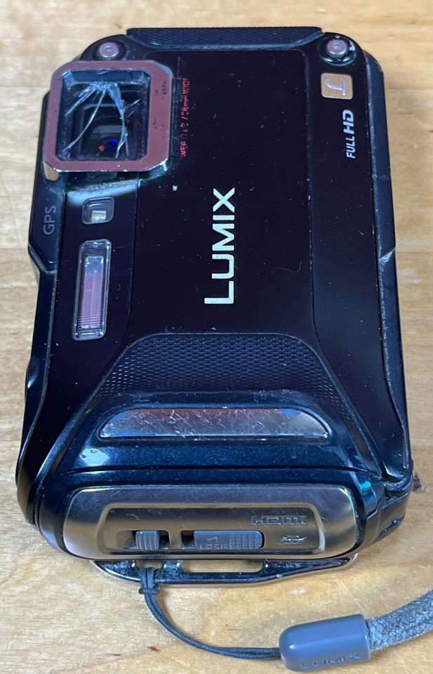 Panasonic Lumix DMC-TS5 Black Underwater GPS Digital Camera Parts ...