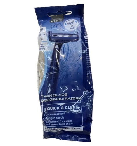 5 Pack Cien Men Twin Blade Disposable Razors , 10x5= 50 Razors | eBay