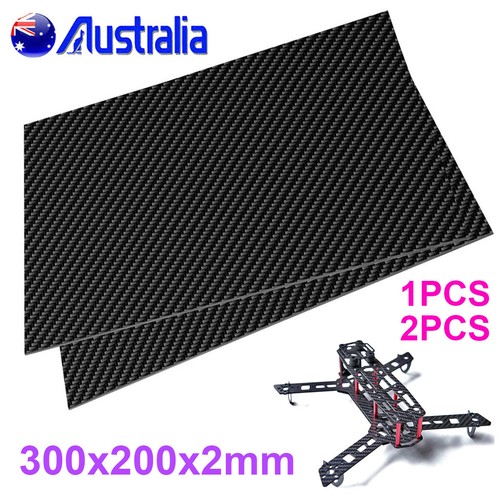 3K Carbon Fiber Plate Panel Sheet Board Twill Weave Glossy DIY RC Air ...
