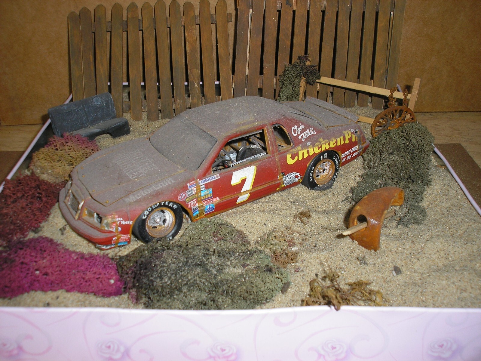 NICE Vintage 1/24 Custom RUSTY WEATHERED Stoker Ace Chicken Pit T-Bird ...