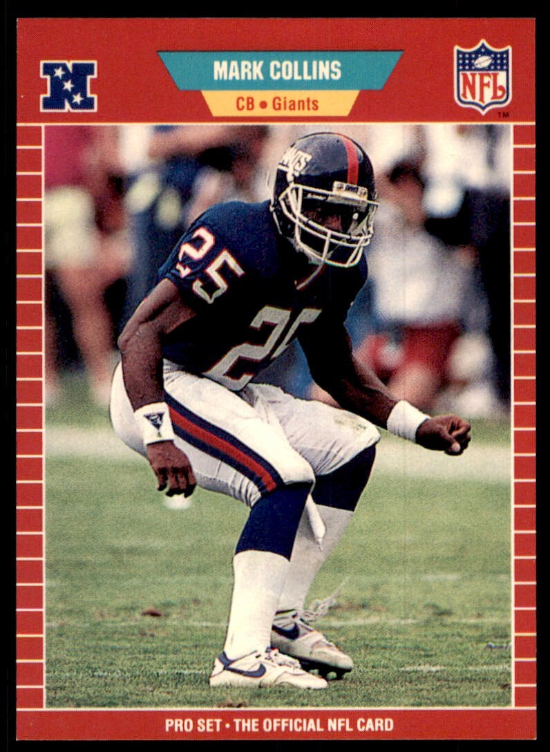 1989 Pro Set Mark Collins Football Cards #283 | eBay