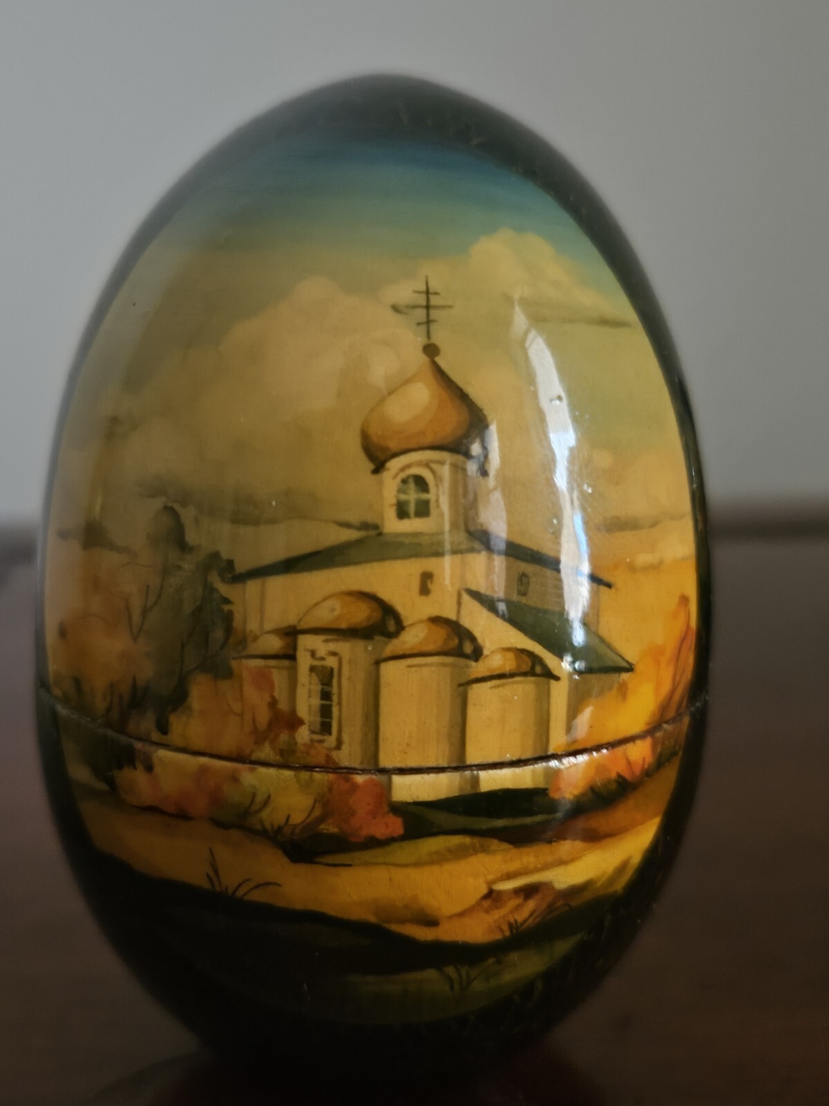 Rare Russian Hand Painted Lacquer Egg 3pcs | eBay