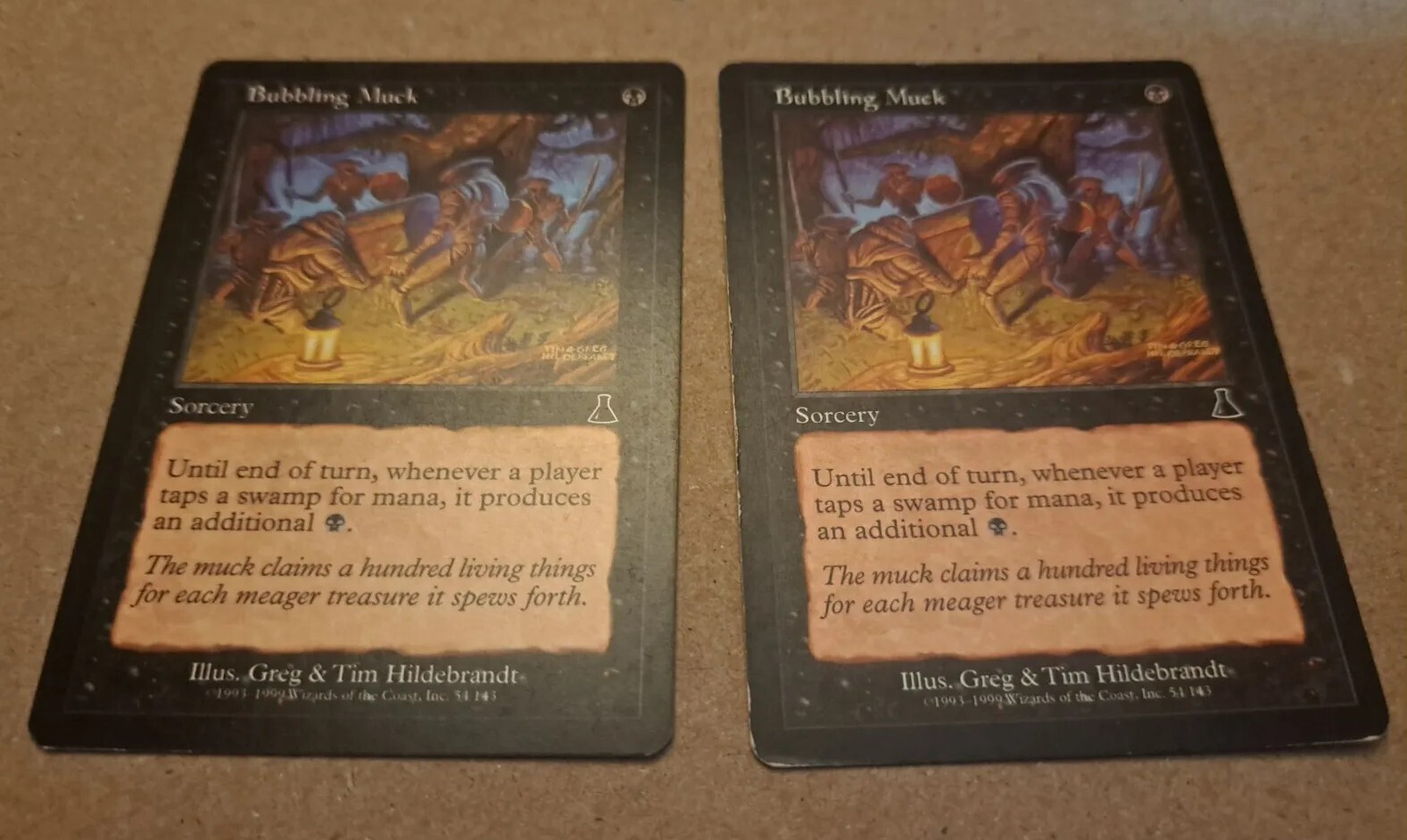 Bubbling Muck Urza's Destiny Black Common Magic the Gathering (1 LP, 1 ...