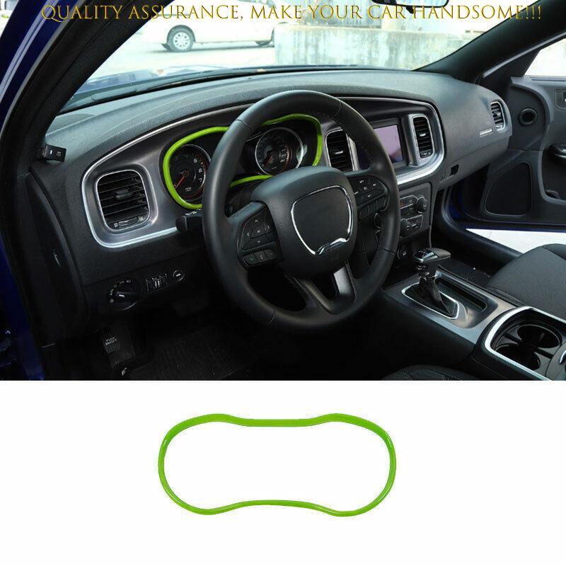 For Dodge Charger 2015-2024 Light Green Dash Speedometer Odometer Frame ...