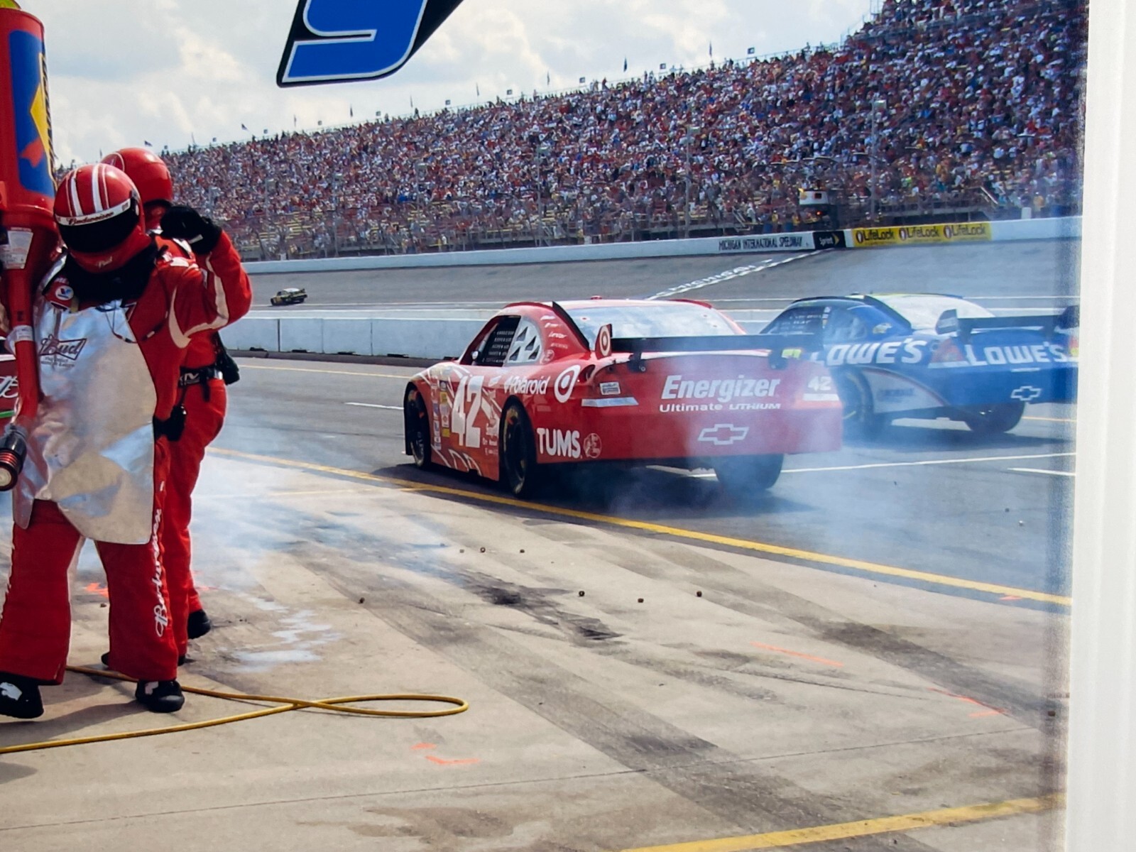 Juan Pablo Montoya 8x10 Photo (2008) - Target #42 Car In Pits *NASCAR ...