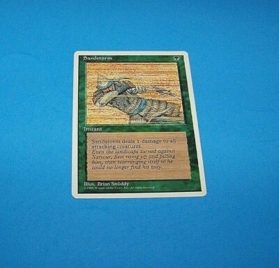 Magic The Gathering 4th Edition Vintage 1995 "Sandstorm" | eBay