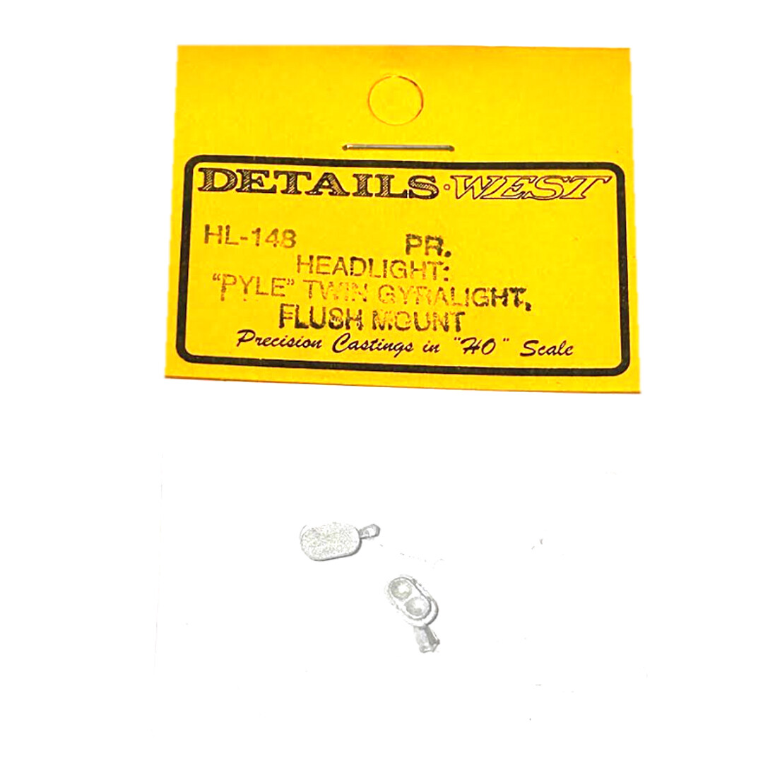 Details West HL-148 Pyle Gyralight (2) - Twin - Flush Mount HO Scale | eBay