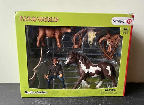 Schleich Farm World Rodeo Series Lasso Capture With A Cowboy 41418 ...