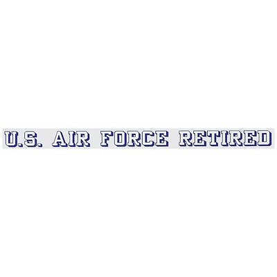 US Air Force Retired Decal, Window Strip | eBay