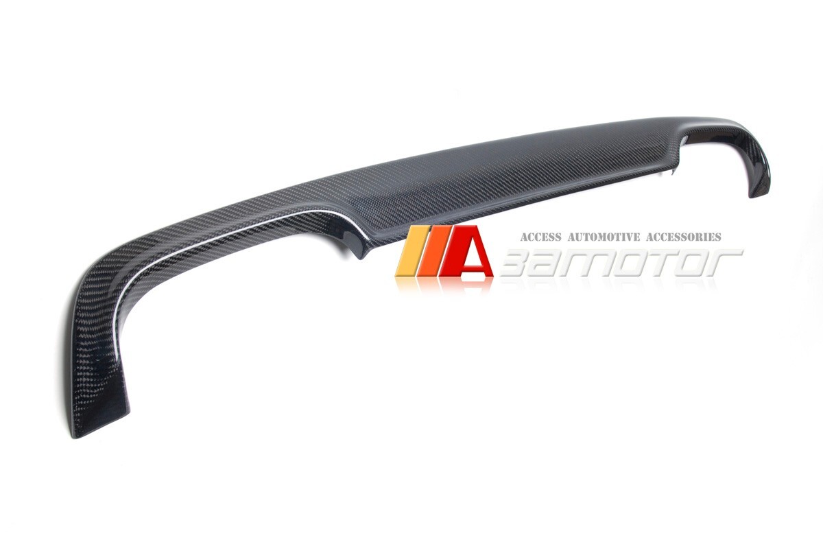 Carbon Fiber Rear Diffuser Cover fits 2007-2008 Mercedes W221 S-Class ...