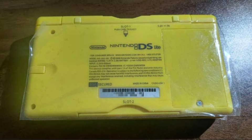 Nintendo DS Lite Pikachu Edition Video Game Console Limited 2007 ...