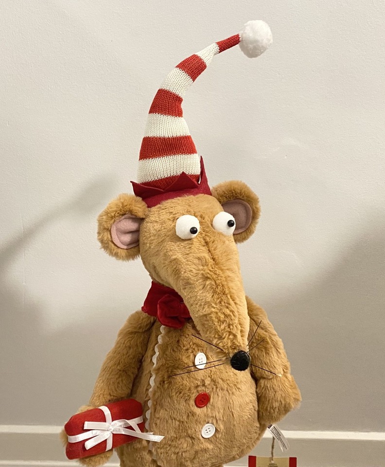 Aldi Christmas Rat 2025 Extendable Legs Gingerbread | eBay UK